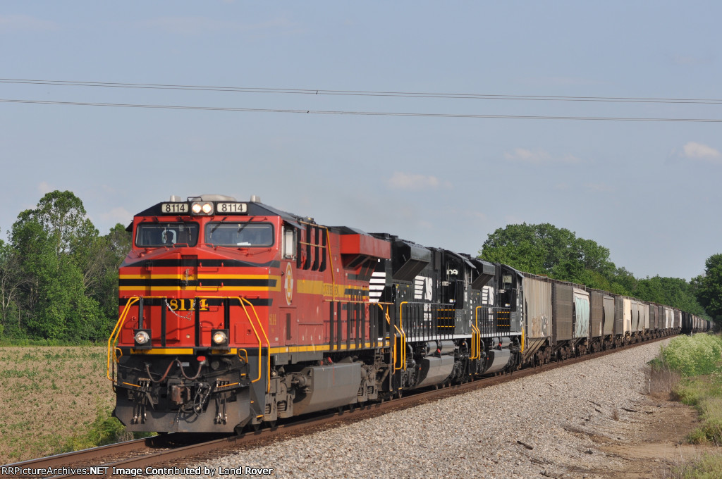 NS 8114 On NS 55 A Westbound