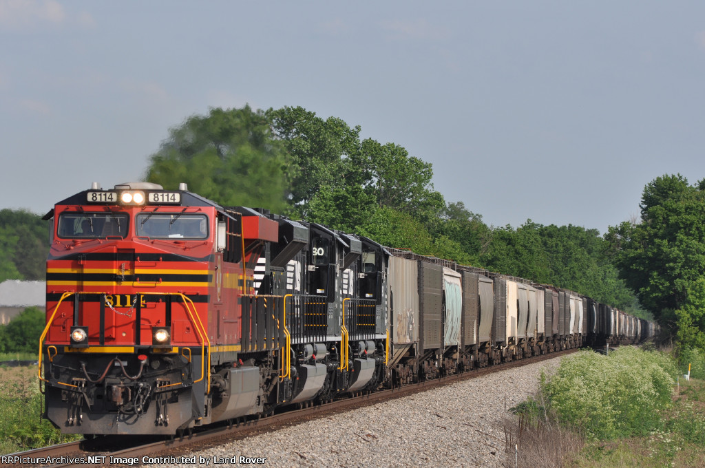 NS 8114 On NS 55 A Westbound