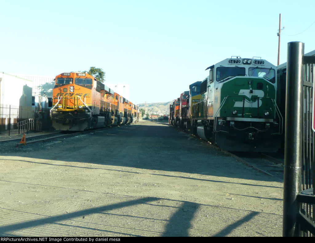BNSF Yard in El Paso, Texas
