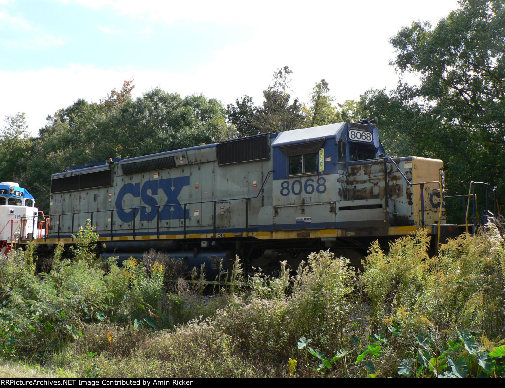 Engine #10 CSX SD40-2 #8068