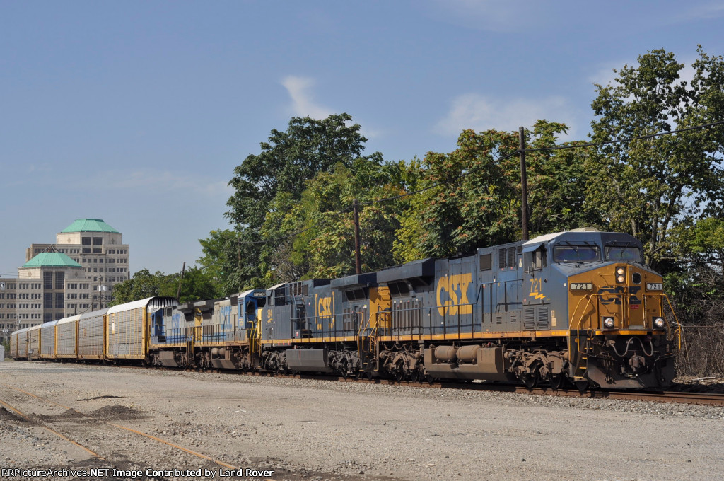 CSXT 721 On CSX Q 241 Eastbound
