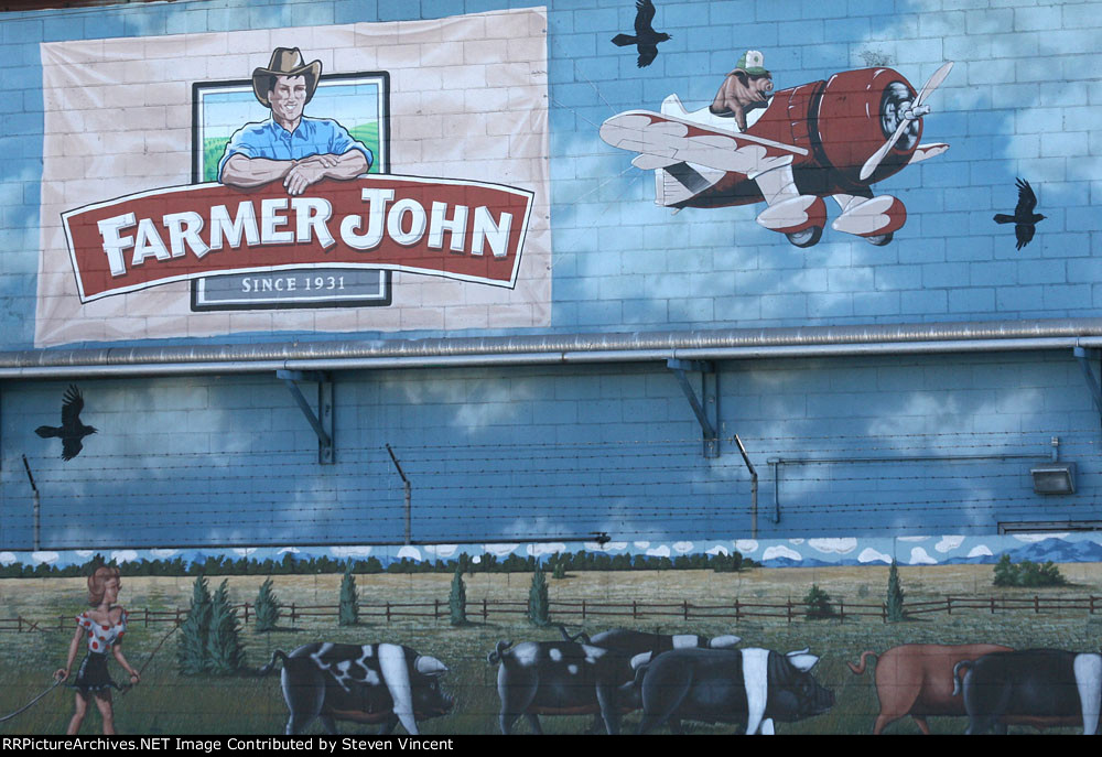 Farmer John's mural.