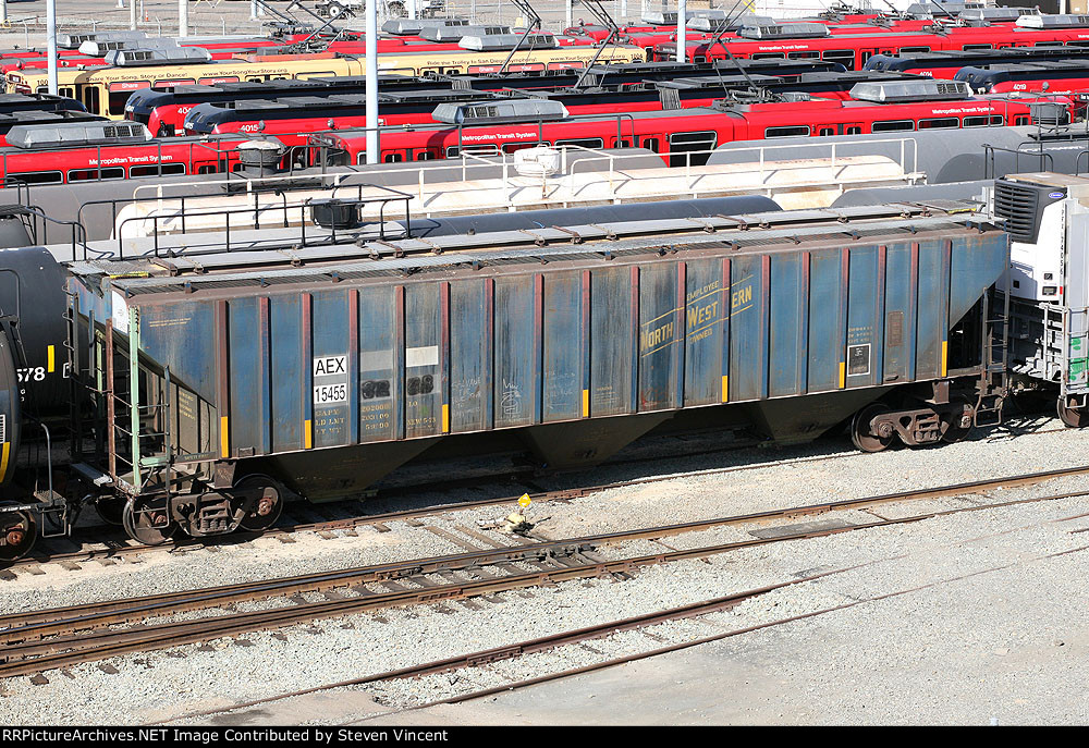 ex CNW covered hopper AEX #15455
