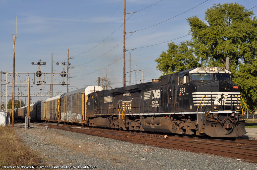 NS 9851 On NS 289 Eastbound