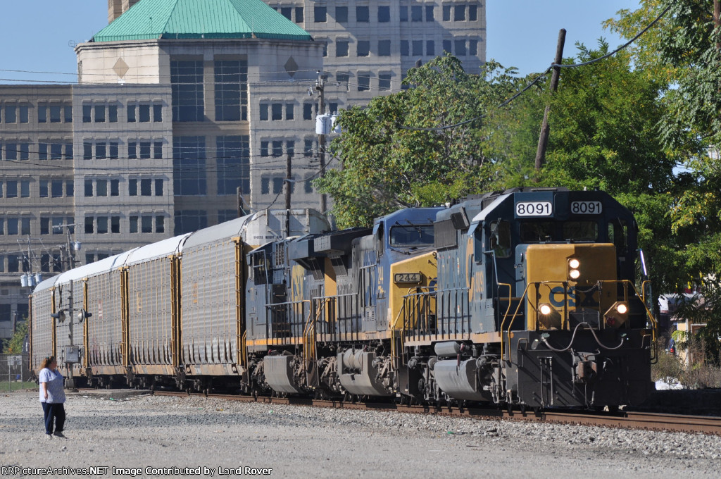 CSXT 8091 On CSX Q 243 Eastbound