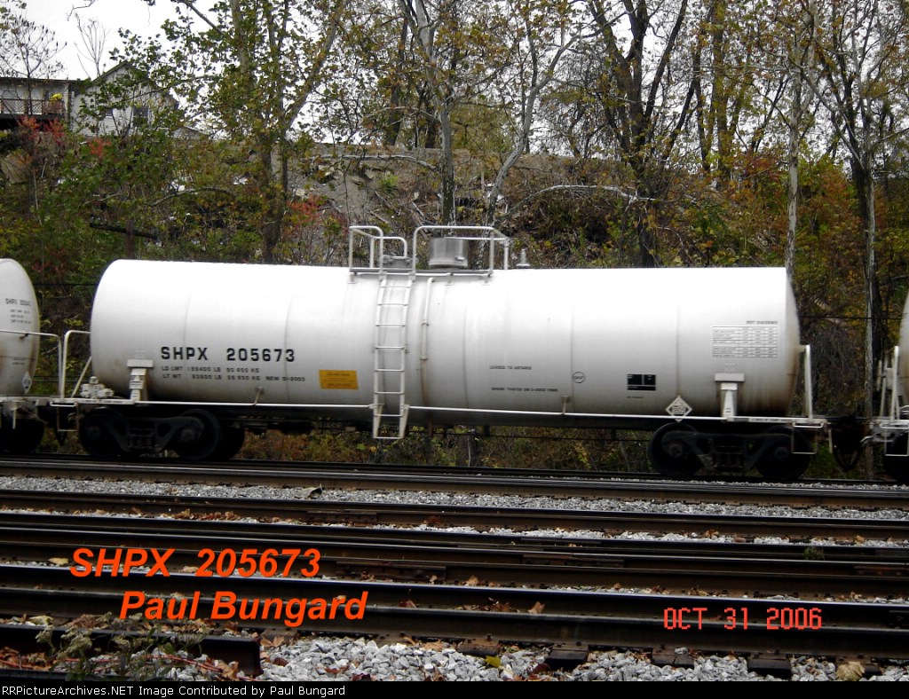 SHPX 205673 Tank Car 10/31/2006