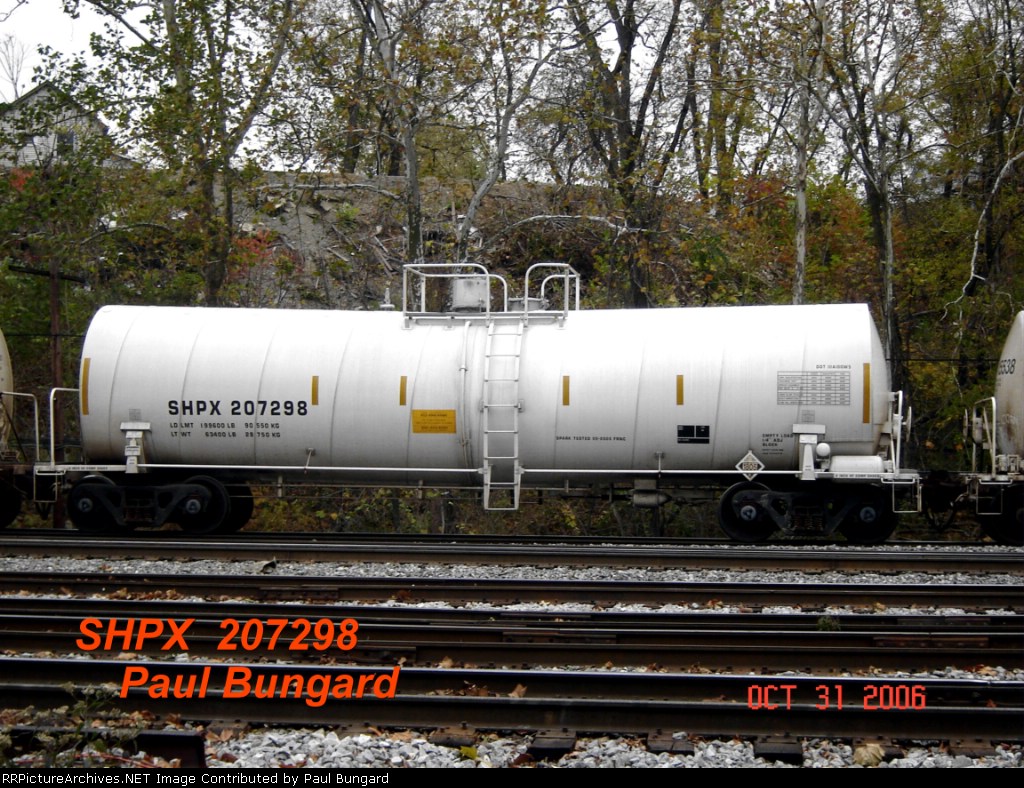 SHPX 207298 Tank Car 10/31/2006