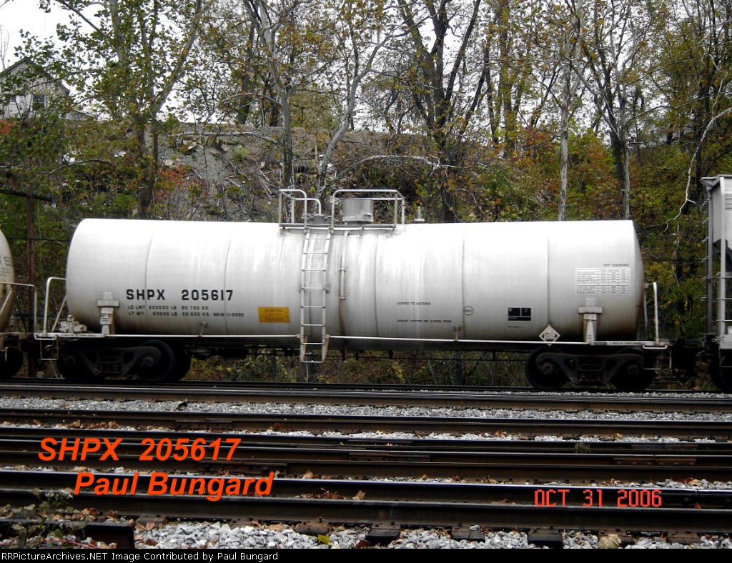 SHPX 205617 Tank Car 10/31/2006