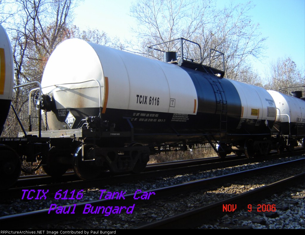 TCIX 6116 Tank Car 11/09/2006