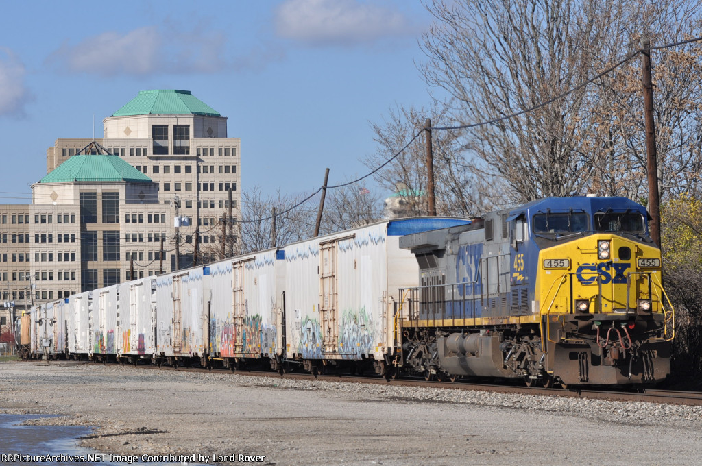 CSXT 455 On CSX Q 501 Eastbound
