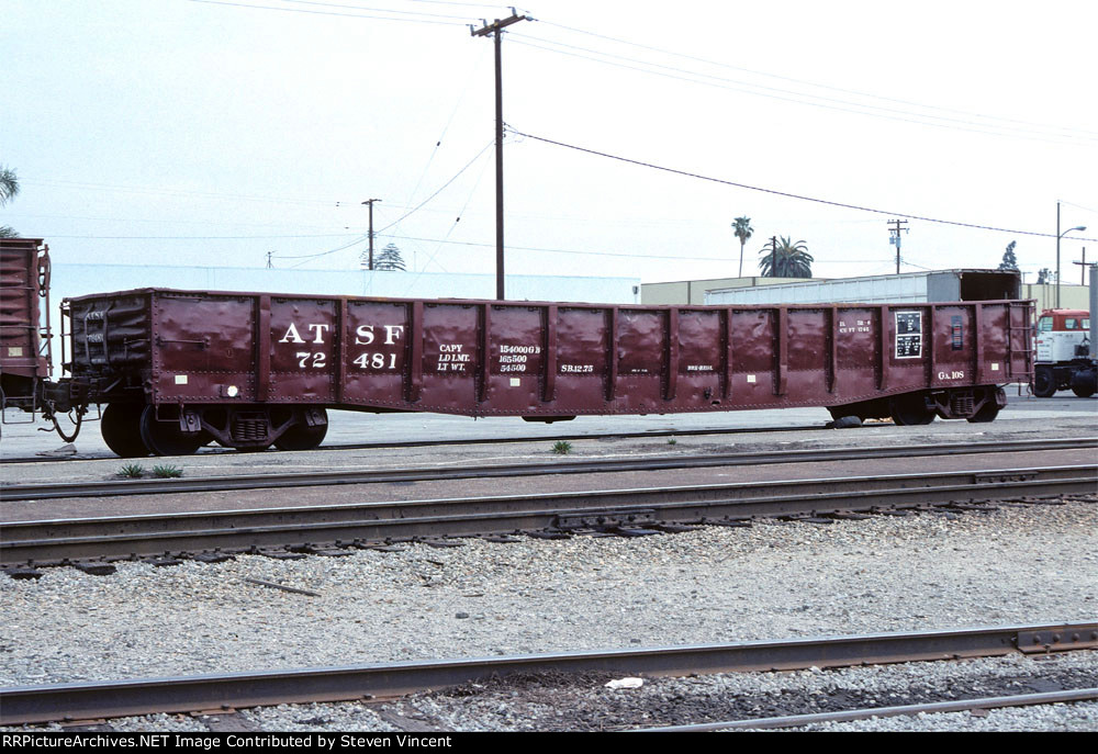 Santa Fe gondola ATSF #72481
