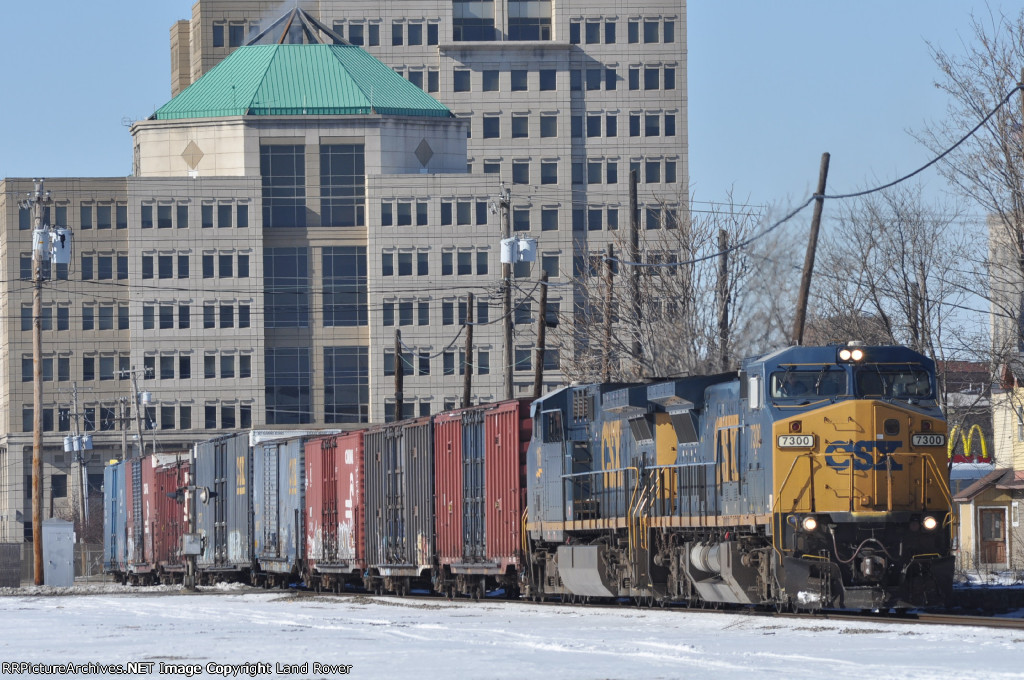 CSXT 7300 ExCon On CSX Q 241 Eastbound