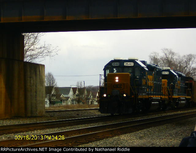 Csx freight passing through Kenova, wv