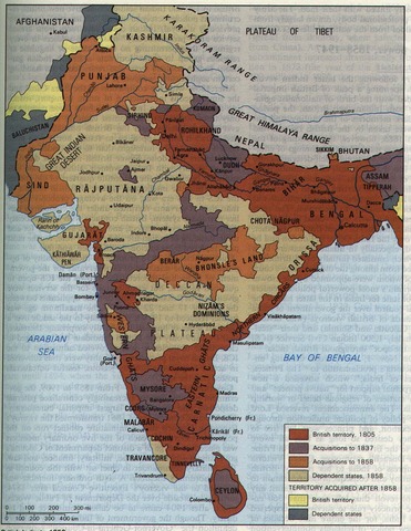 Imperialism In India timeline | Timetoast timelines
