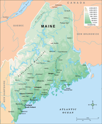 Maine's History timeline | Timetoast timelines
