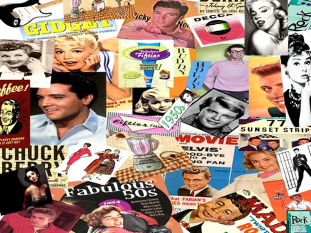 Decade Study: 1950's Entertainment timeline | Timetoast timelines