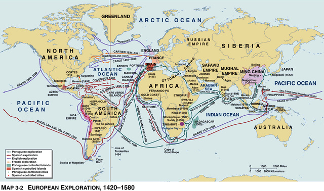 Exploration and Colonization timeline | Timetoast timelines