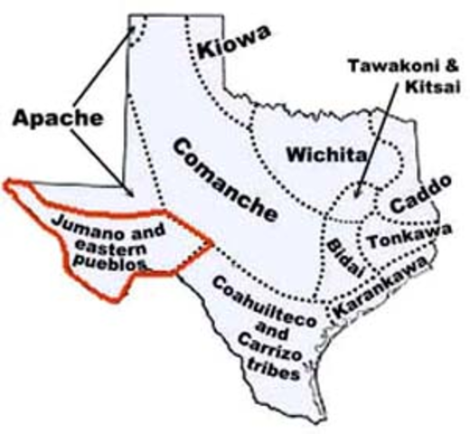 Texas Native Americans timeline | Timetoast timelines