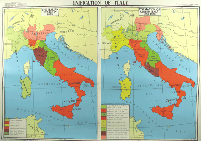 "Chapter 25.1 the unification of Italy" timeline | Timetoast timelines