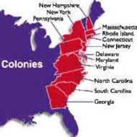 How it all began with the 13 colonies timeline | Timetoast timelines