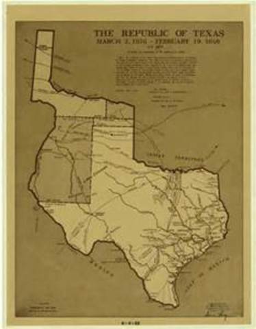 Republic of Texas Timeline | Timetoast timelines