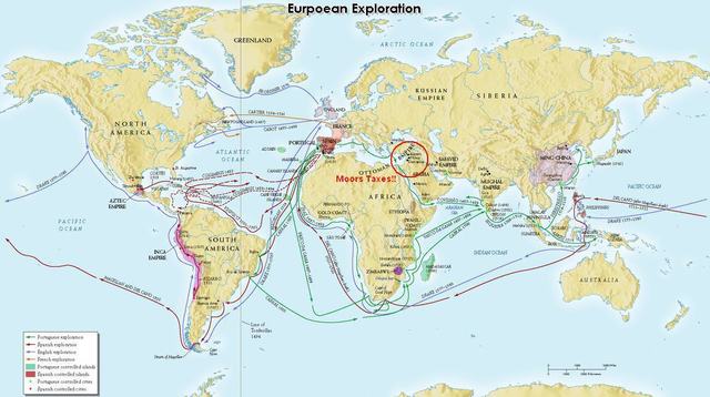 Exploration in the 1500's timeline | Timetoast timelines