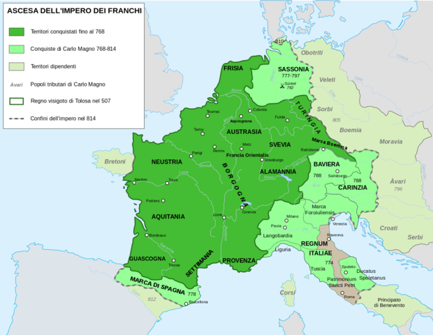 The Frankish Empire timeline | Timetoast timelines