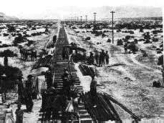 Building the Transcontinental Railrod timeline | Timetoast timelines