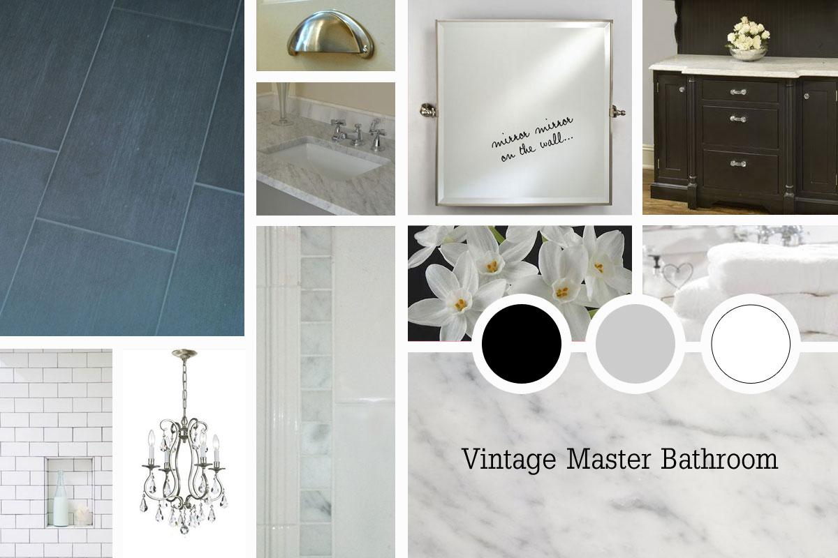 Master Bathroom Mood Board | Skillshare Student Project