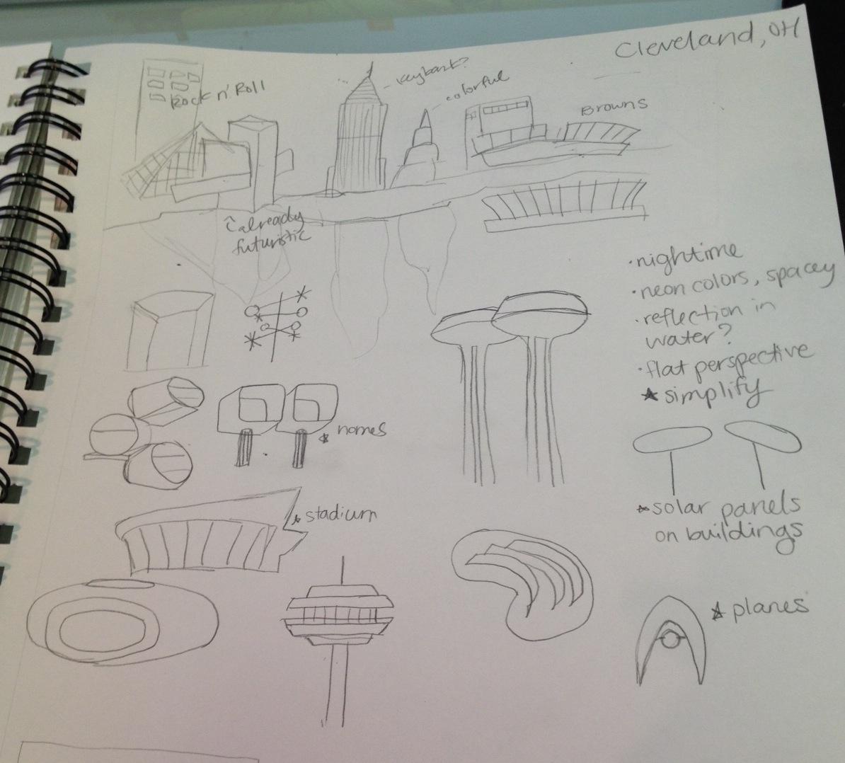 Retro Future City - Cleveland, OH | Skillshare Student Project