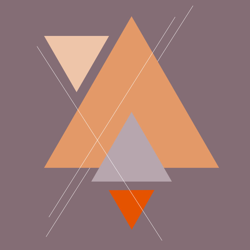 Triangles on Mauve | Skillshare Student Project