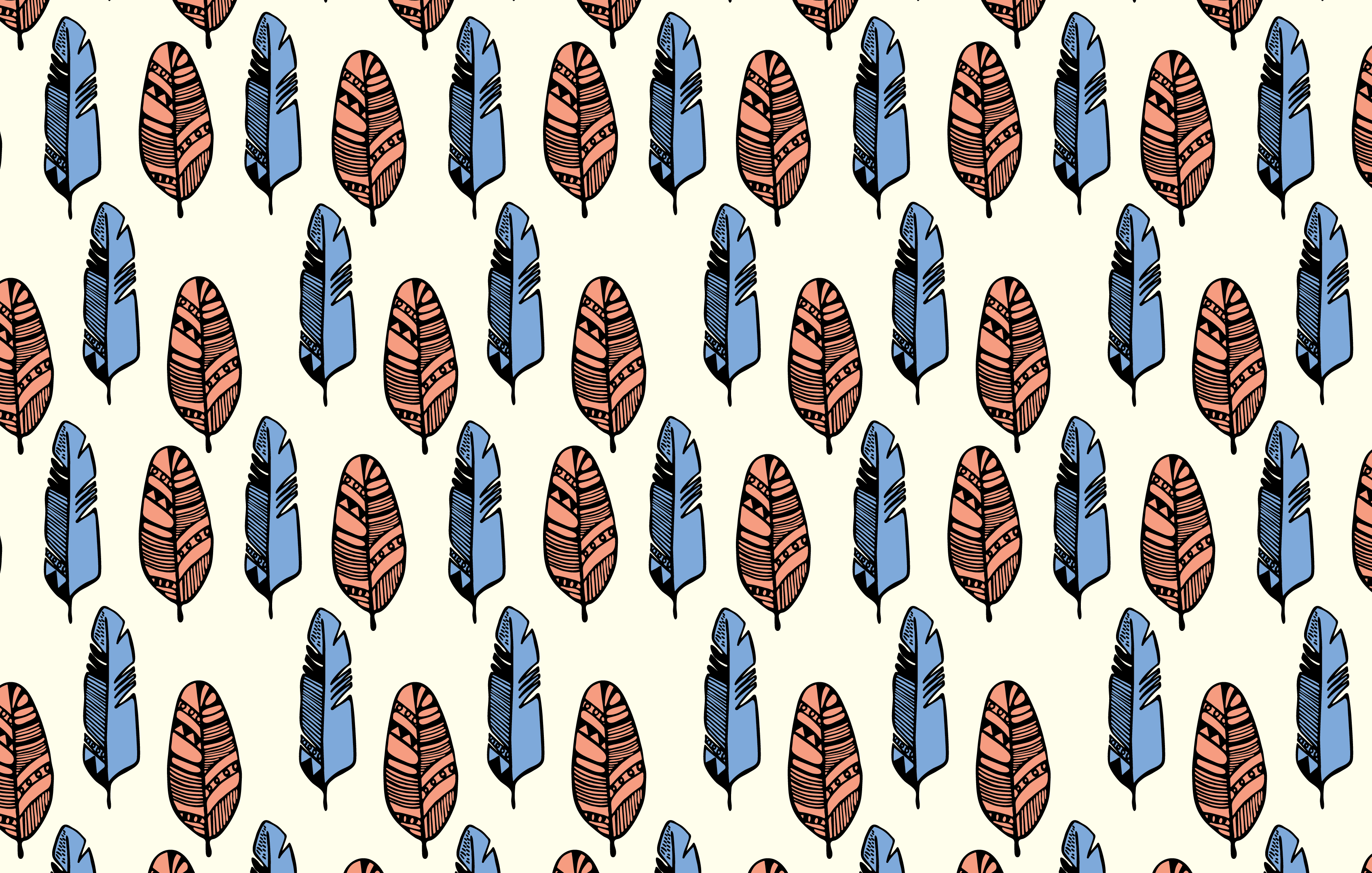 Feather patterns | Skillshare Student Project