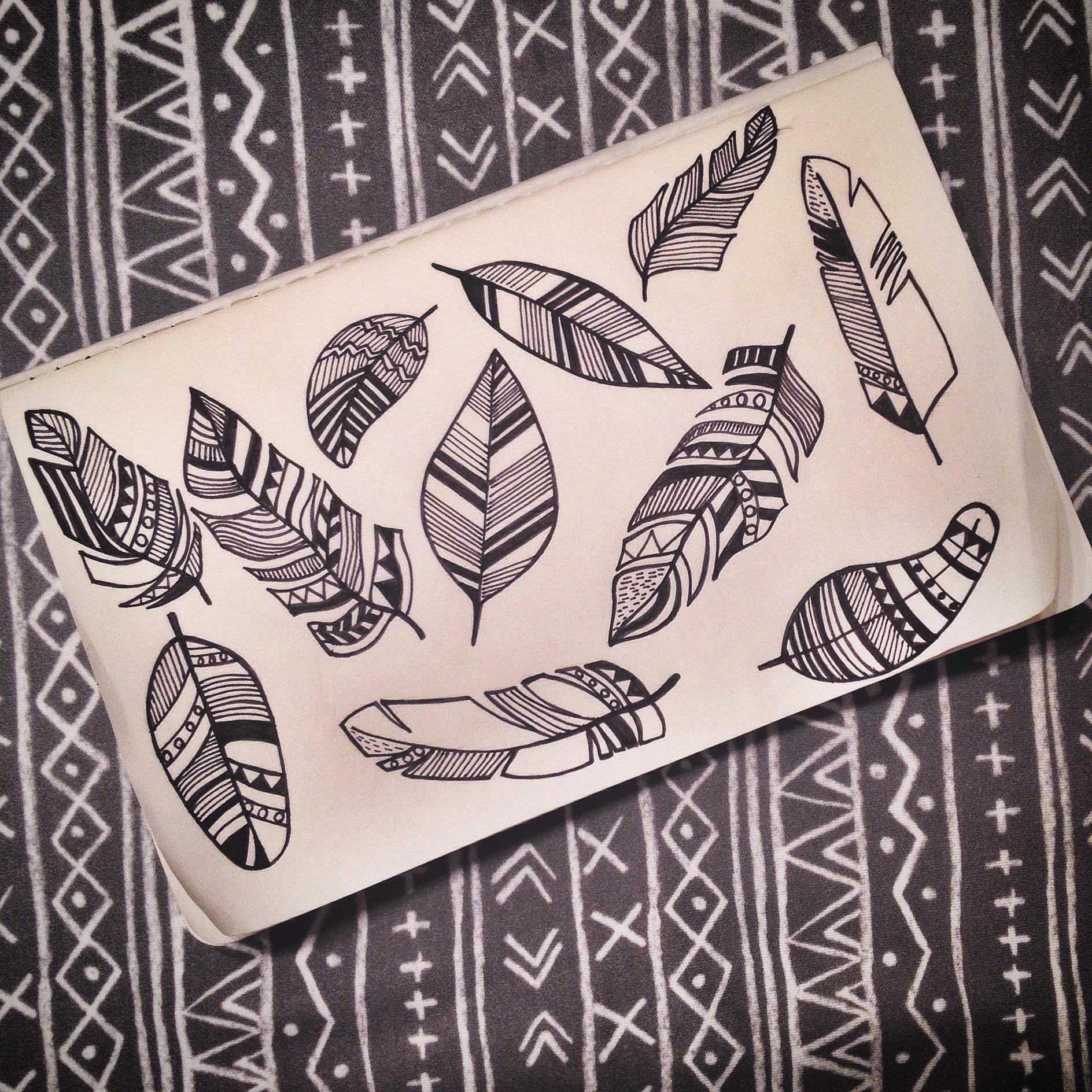 Feather patterns | Skillshare Student Project