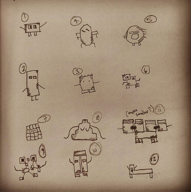 Pixel Characters Pattern | Skillshare Student Project