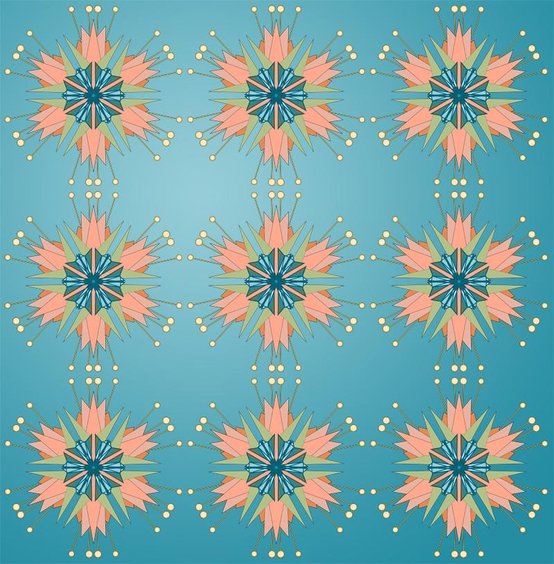 Art Deco Lotus | Skillshare Student Project