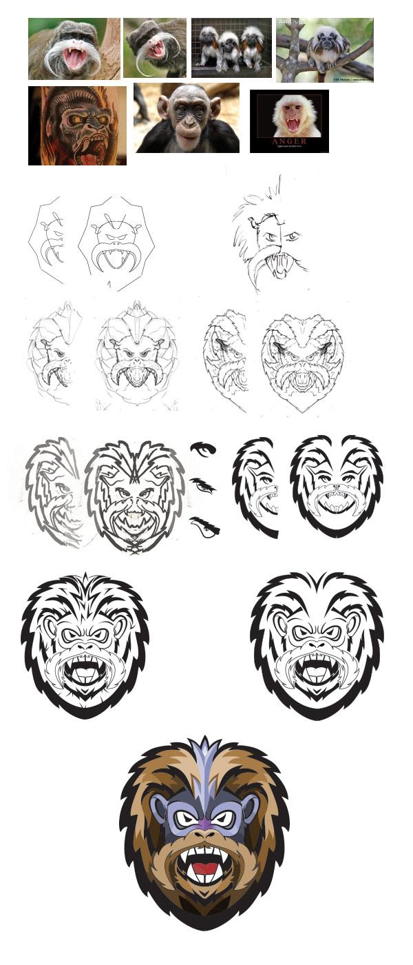 Tamarin Monkey | Skillshare Student Project