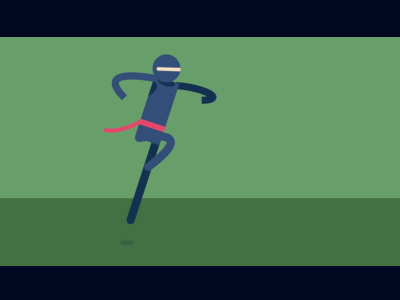 Ninja walk cycle | Skillshare Student Project