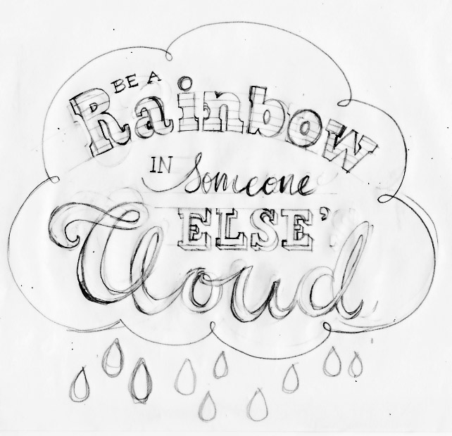 Be a Rainbow in Someone Else's Cloud | Skillshare Student Project