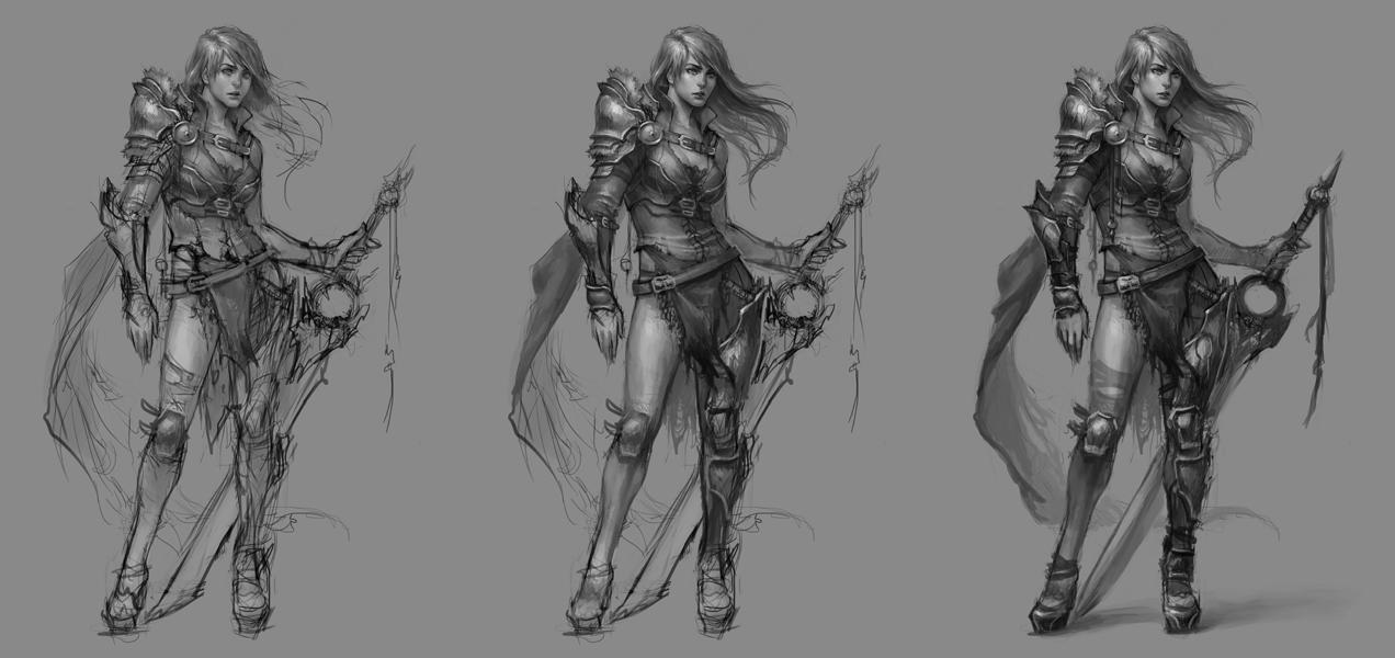 Character Concept Art: From Grayscale to Full Color Illustration | Magdalena Pagowska | Skillshare