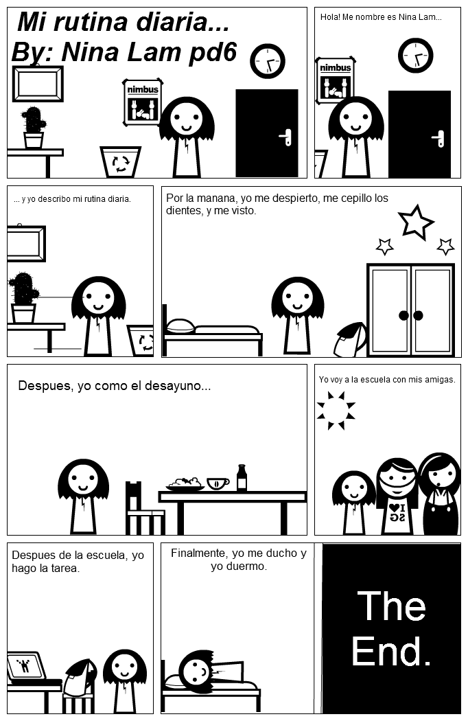 Mi Rutina Diaria Reflexive Verbs