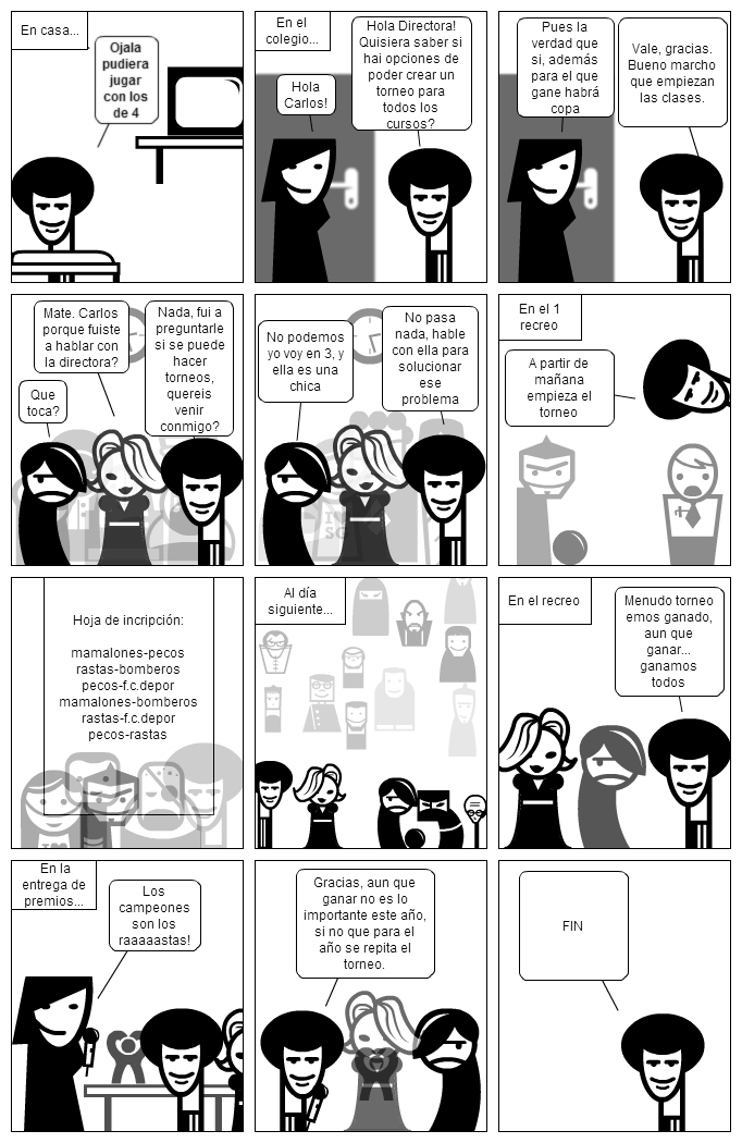 Educación Para La Ciudadanía Comic Sobre Mi Instituto