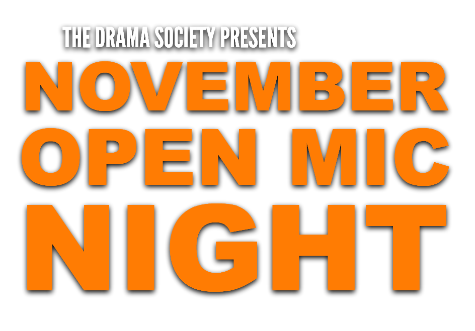 NOVEMBER OPEN MIC NIGHT Sign Up Signup Sheet SignUp