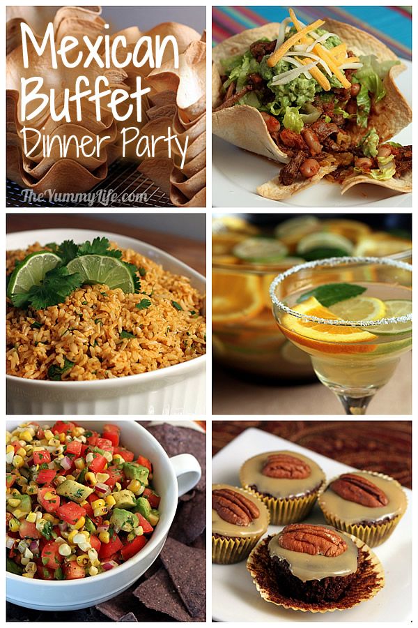 A Mexican Buffet Dinner Party