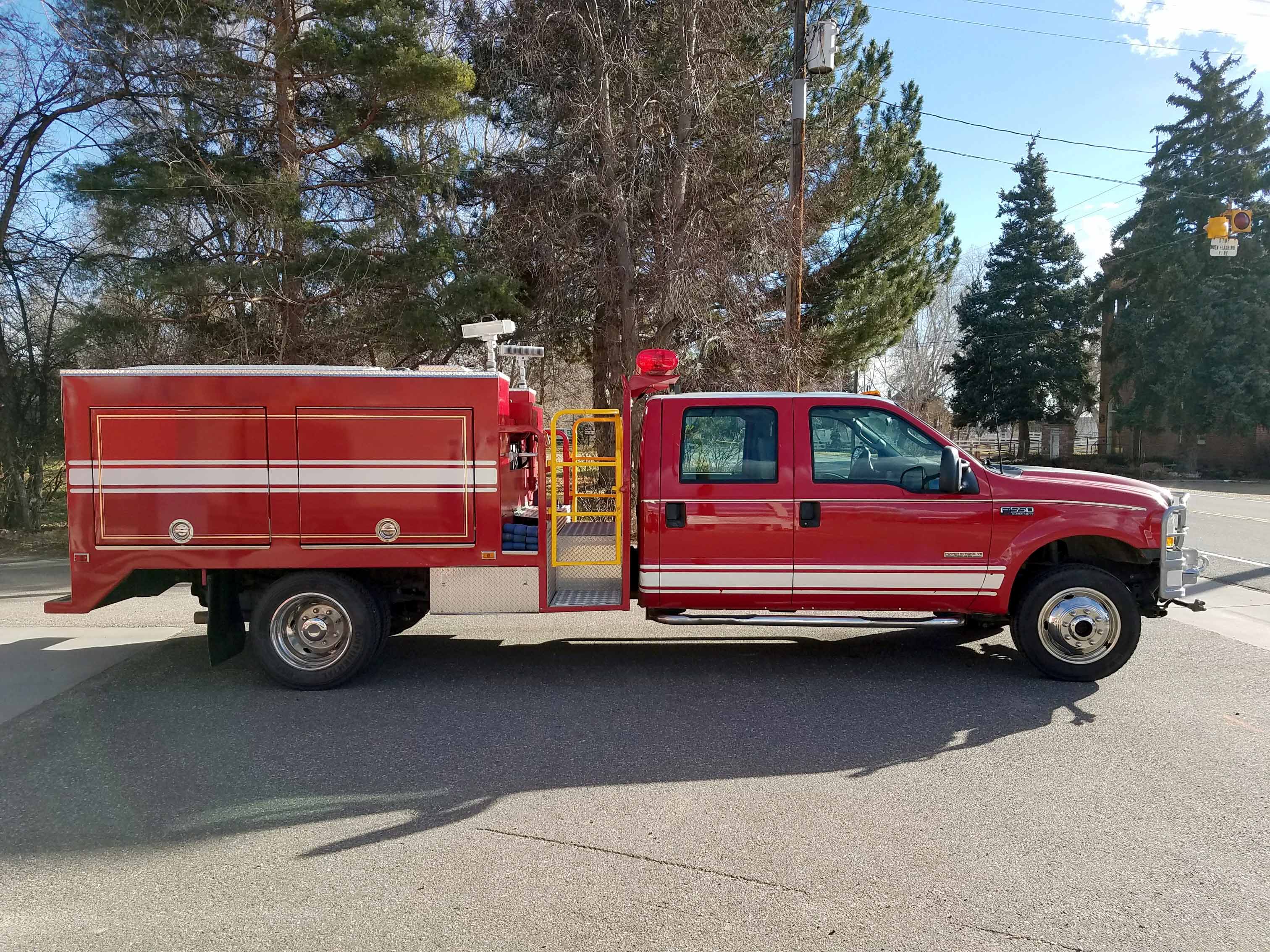 2003 Blanchat Ford F-550 4x4 Brush Truck | Used Truck Details