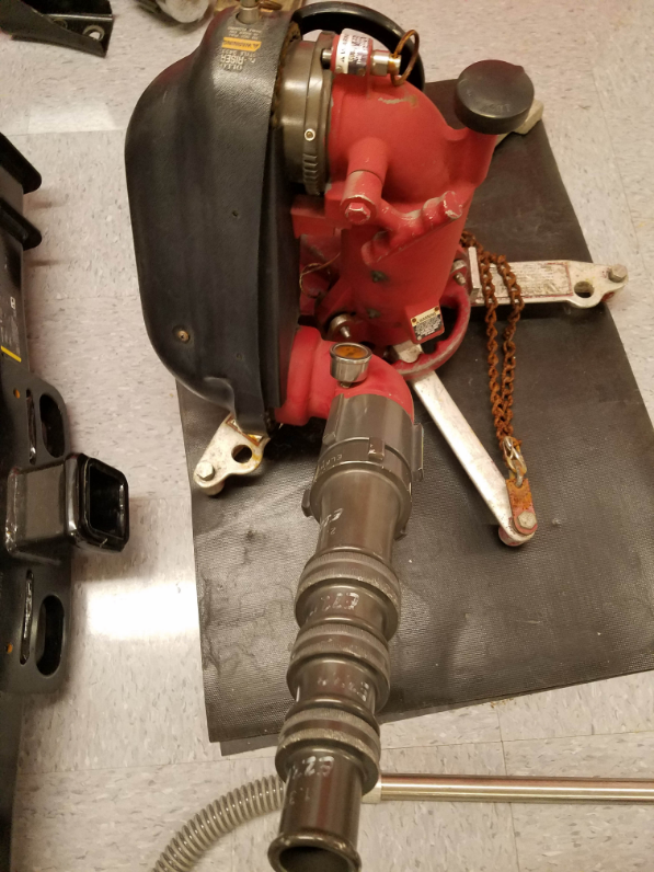 Akron Hi-Rise Deck Gun with base and tips | Used Truck Details