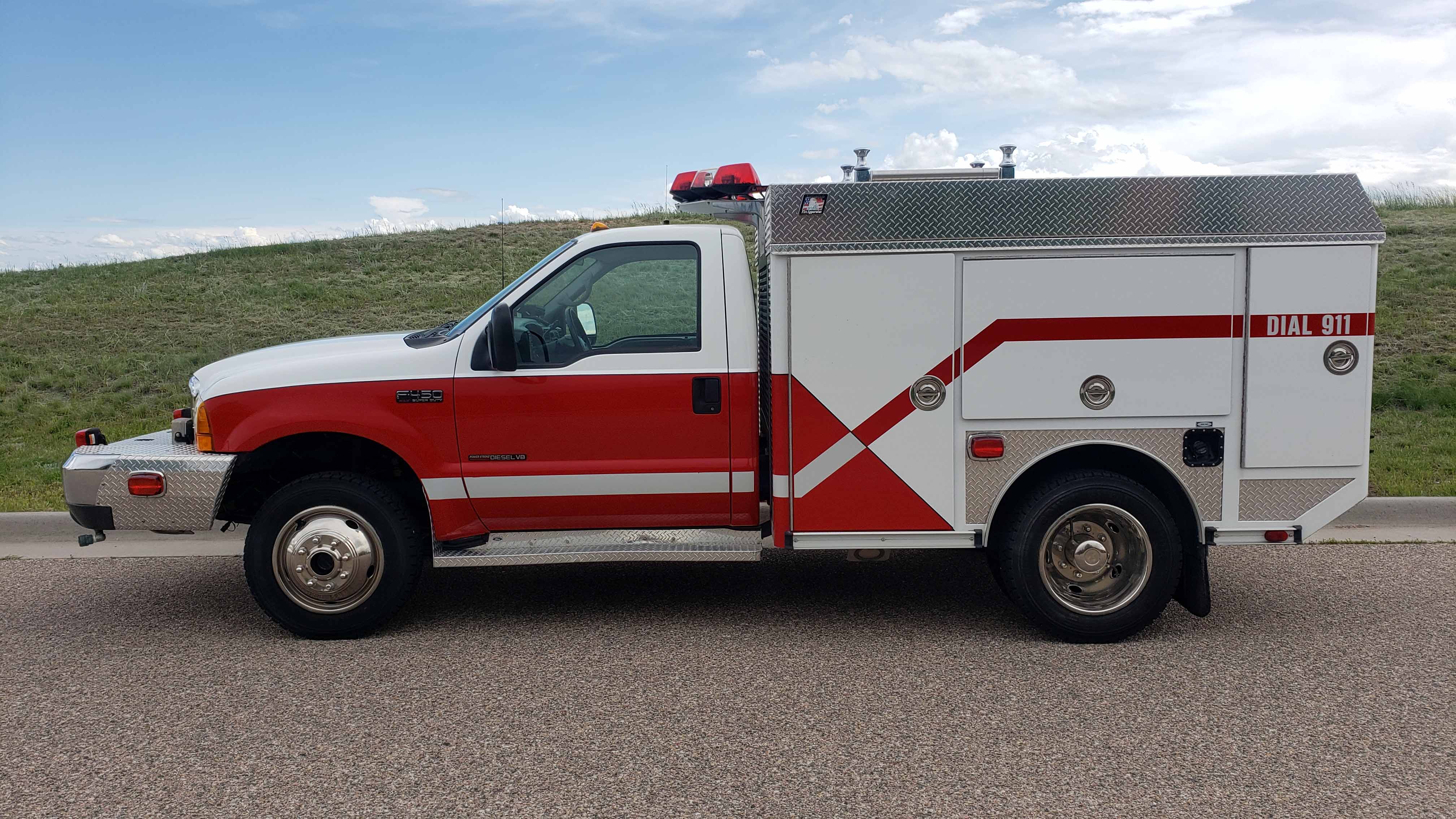 1999 E-One Type 6 Ford 4x4 Commercial Wet Rescue | Firetrucks Unlimited