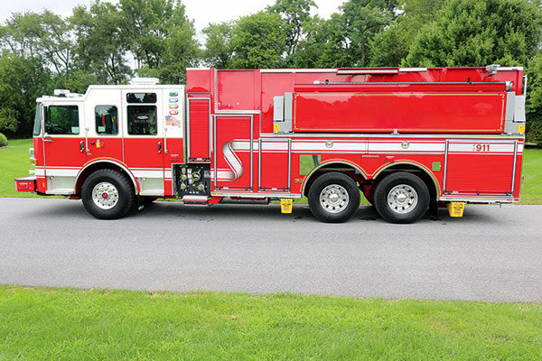 2018 Pierce Enforcer Tandem Axle Pumper Tanker | Used Truck Details