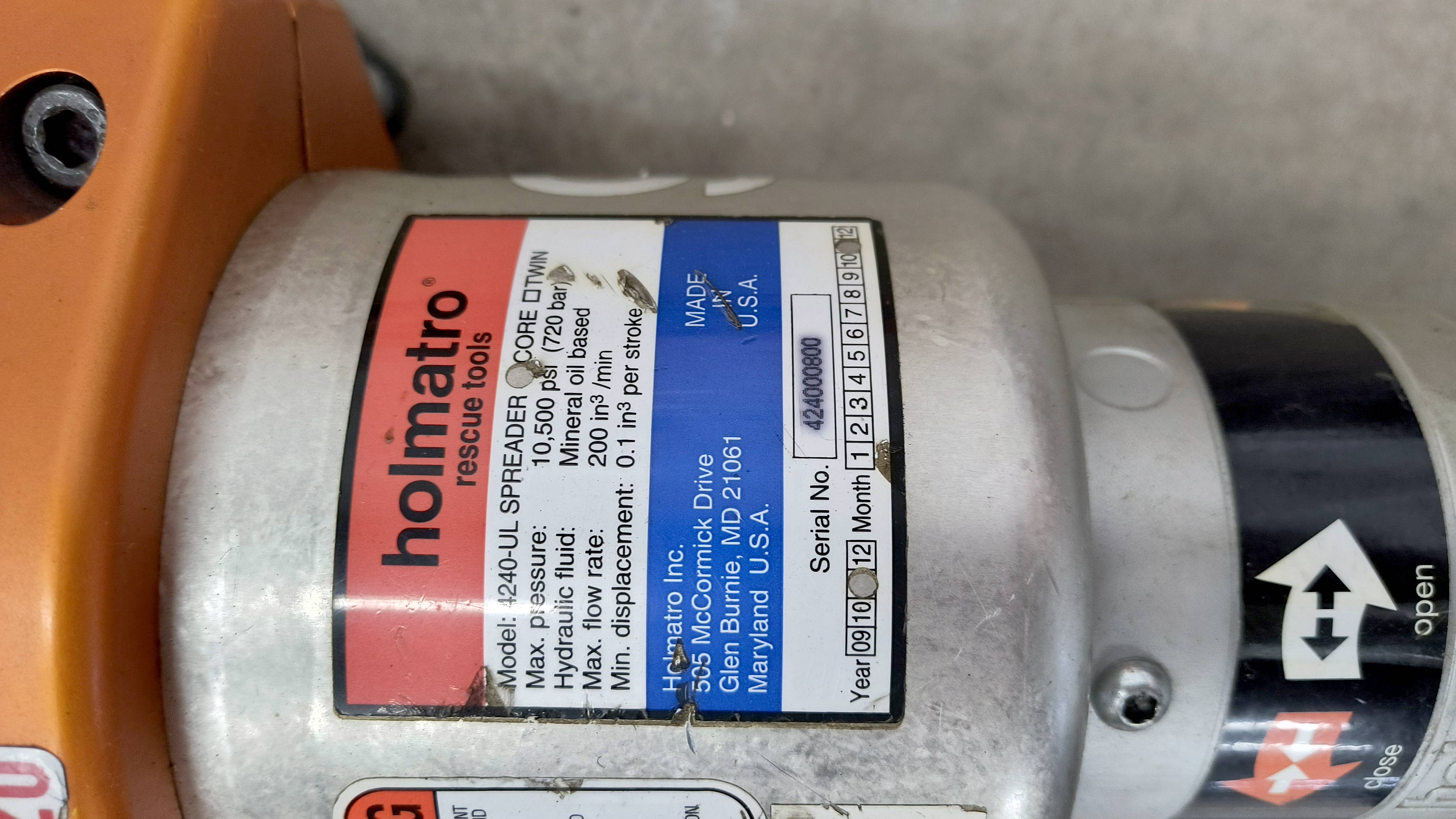 Holmatro Extrication Tools | Used Truck Details