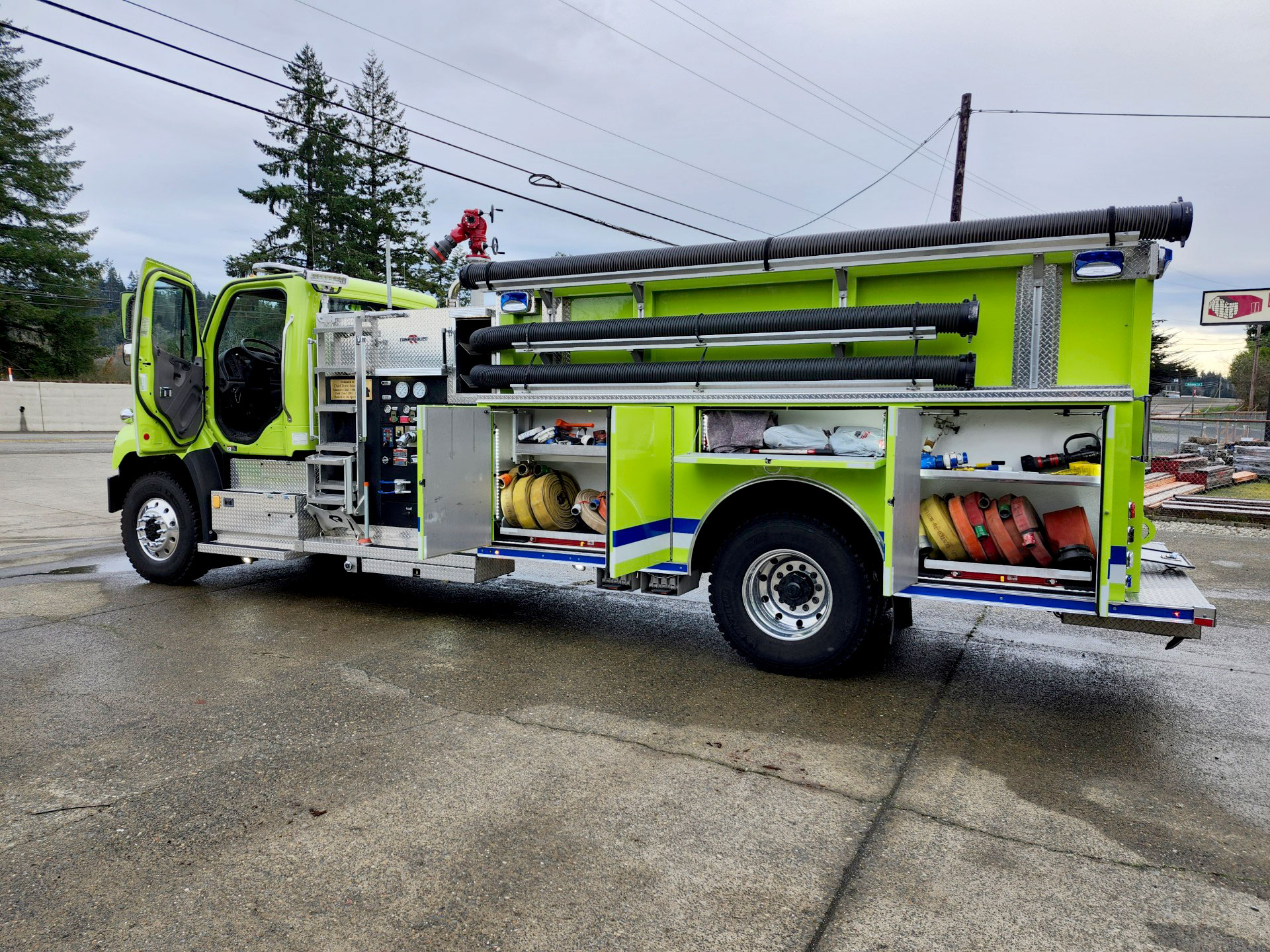 2018 Rosenbauer Freightliner 4x4 Super Pumper Hose Wagon | Firetrucks ...