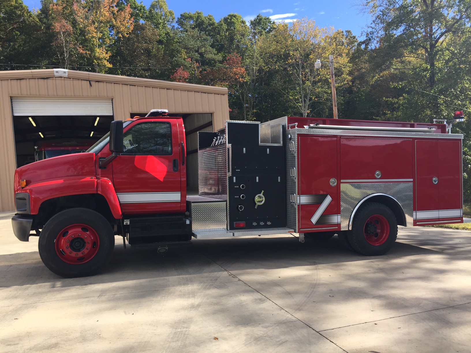 2006 Crimson GMC Topkick Pumper | Used Truck Details